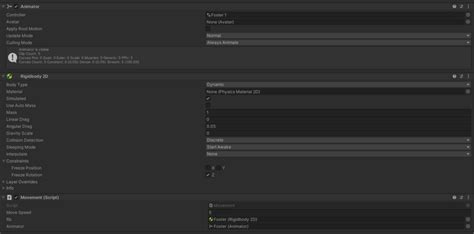 movement stopped working when i added animation r unity2d