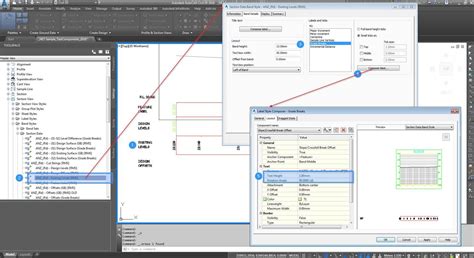 Civil 3d Api C Section View Data Band Labels Autodesk Community
