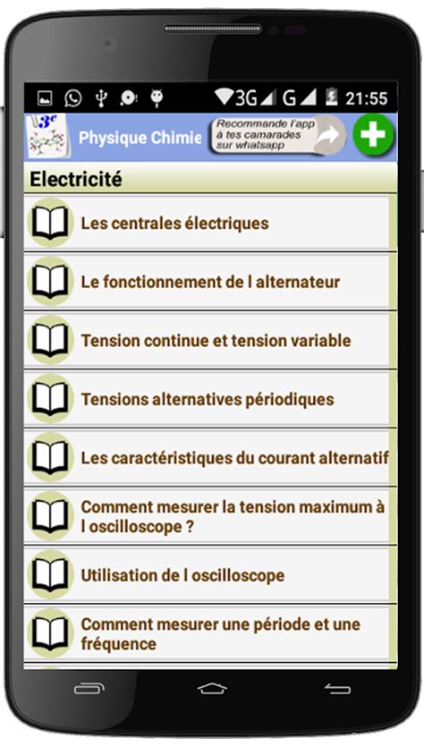 Physique Chimie 3ème Para Android Download
