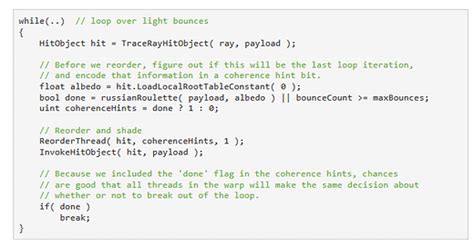 Shader Execution Reordering Nvidia Tackles Divergence