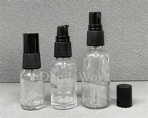 Db T透明玻璃瓶精油瓶配件d台製黑塑壓頭噴霧頭 點大企業有限公司