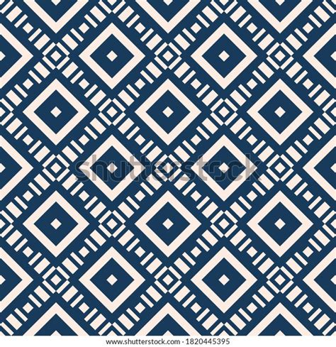 Geometric Square Texture Vector Seamless Pattern Stock Vector Royalty