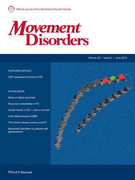The Many Faces Of Alpha‐synuclein Mutations Kasten 2013 Movement Disorders Wiley Online