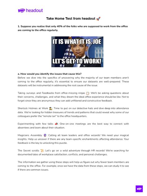 Aishwarya Aradhyaheadout Takehome Test Pdf Employee Retention