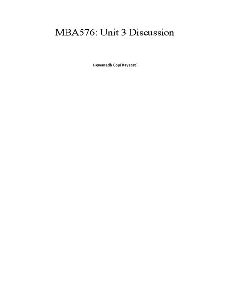 5unit Discussion Pdf