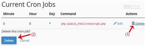 How To Edit Or Delete A Cronjob In Cpanel Knowledgebase Soladrive