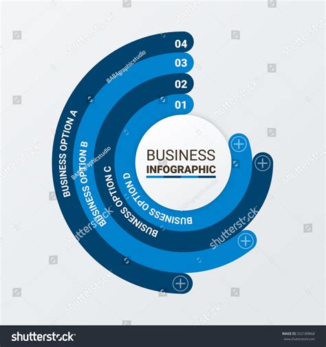 Vector Infographics Set Template Cycle Diagram Stock Vector Royalty Free Shutterstock