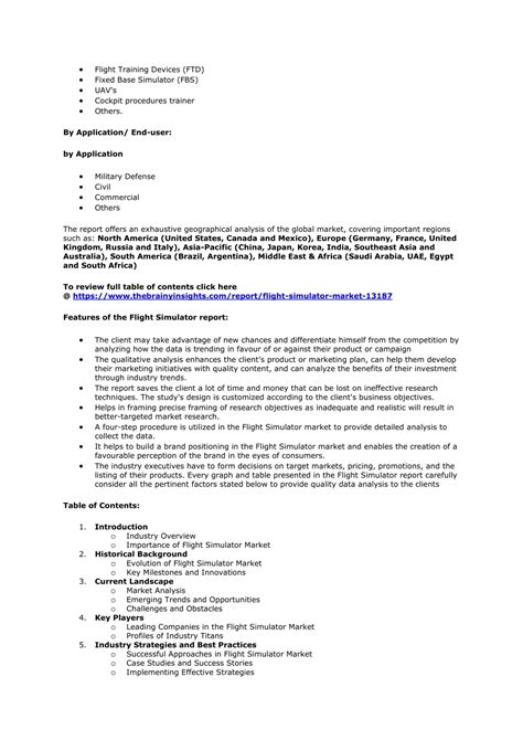 PPT - Flight Simulator Market PowerPoint Presentation, free download ...