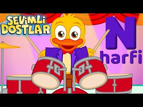 N Harfi YENİ ABC Alfabe Harfleri Öğreniyorum Sevimli Dostlar