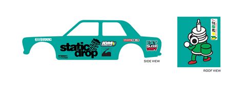 Static Drop Model Car Decals Diecast Car Sales