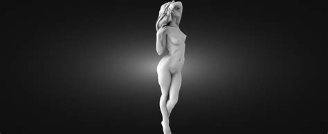 Файл STL Naked posing model Модель для загрузки и D печатиCults