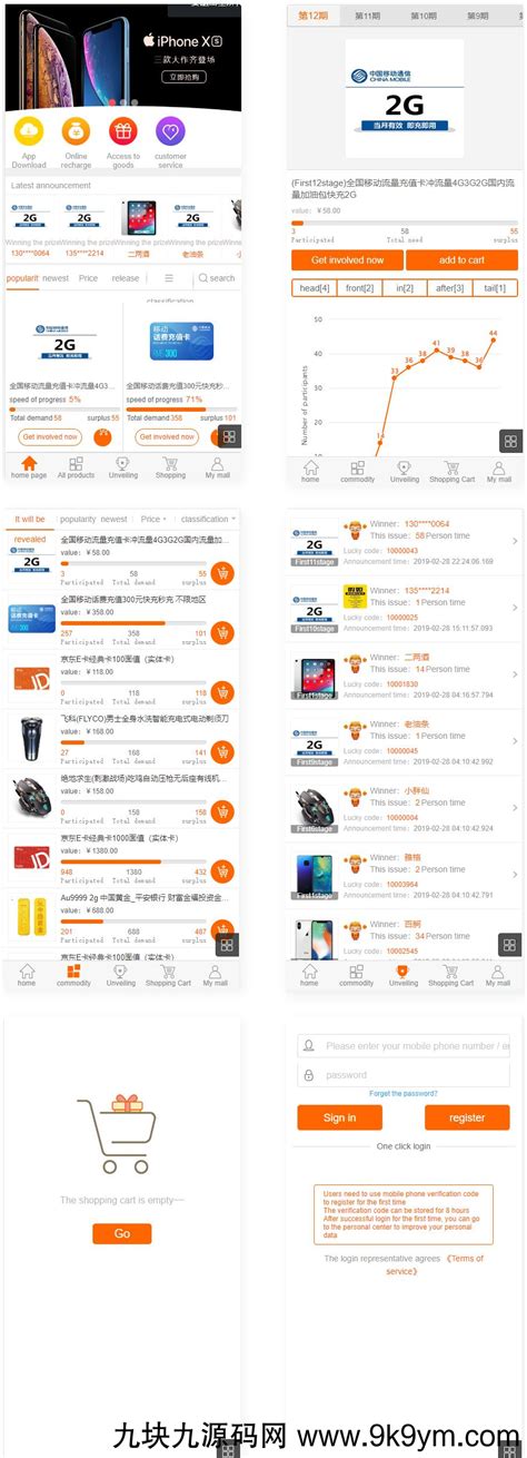 品云购商城源码英文版商城源码全开源 可二开 出海项目源码 后台为中文语言 9块9源码