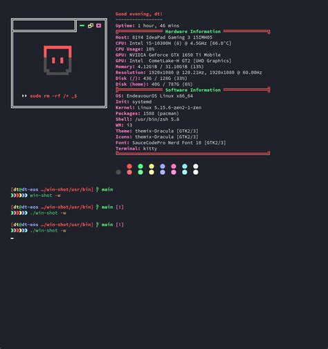 NeoFetch Custom Config Conf Unixporn