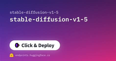 Deploy stable-diffusion-v1-5/stable-diffusion-v1-5 | Inference Endpoints by Hugging Face