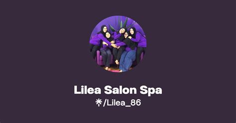 Lilea Salon Spa Instagram Facebook Linktree