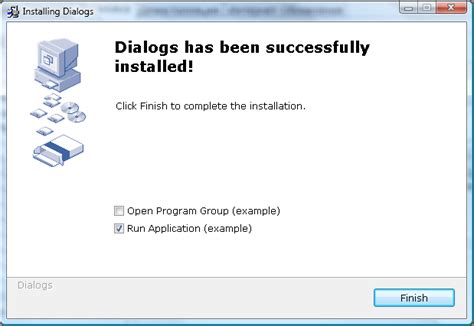 screenshots of the createinstall installer