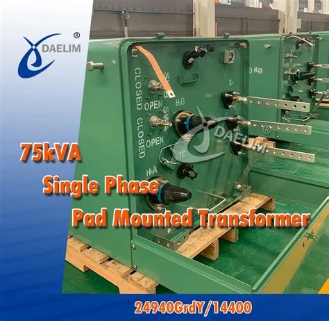75 Kva Single Phase Pad Mounted Transformer Daelim Transformer