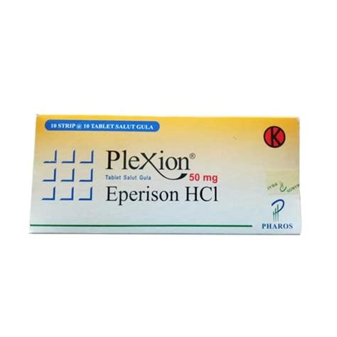 Jual Plexion 50 Mg 10 Tablet Otot Tegang Kram Nyeri Otot