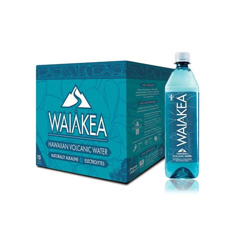 Waiakea Naturally Alkaline Hawaiian Volcanic Water Natural