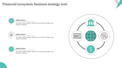 Financial Ecosystem Business Strategy Icon Ppt Powerpoint