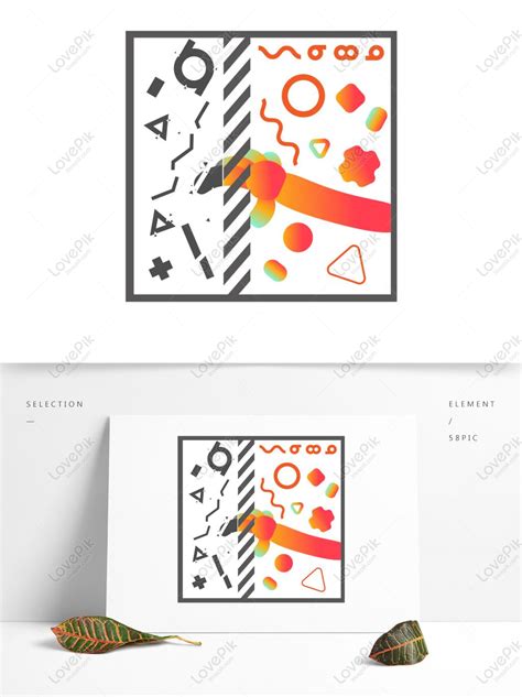 멤피스 스타일 아트 벡터 장식 그림 요소 설정 그림 일러스트 Png 및 벡터 이미지 무료 다운로드 Lovepik