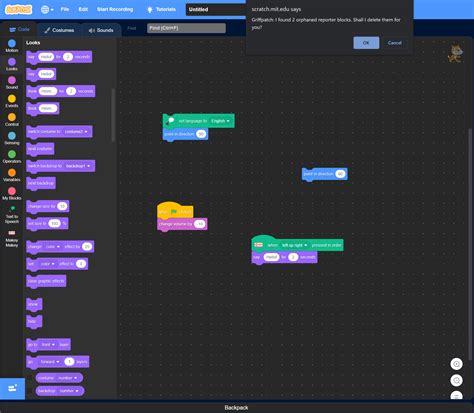 Clean Up Feature Deletes Extension Blocks Issue ScratchAddons ScratchAddons GitHub
