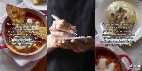 Server Goes On Break During Service Sparking Debate