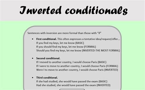 exploring inverted conditionals examples and uses