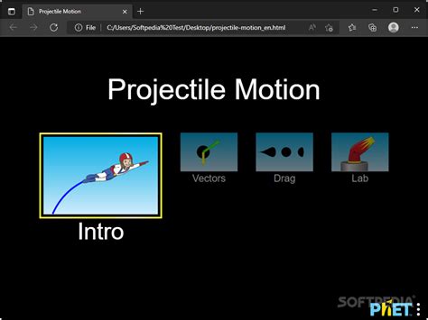 projectile motion download softpedia