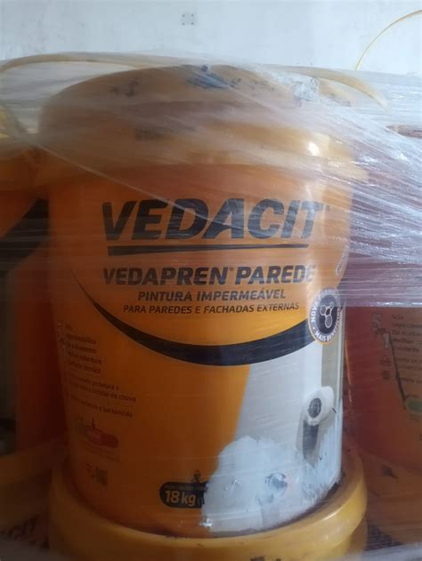 Vedacit Vedapren Parede Impermeabilizante Branco 18kg Parati Salvados