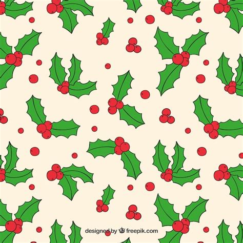 Motif De Gui Vecteur Gratuite