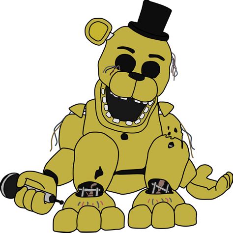 Golden Freddy Mystery Frights Five Nights Game Png
