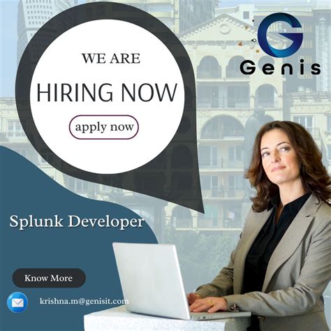 Splunk Hiring For Various Roles Genis Logical Software Systems Pvt