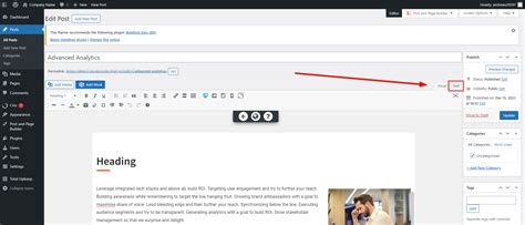 using custom html in the post and page builder boldgrid
