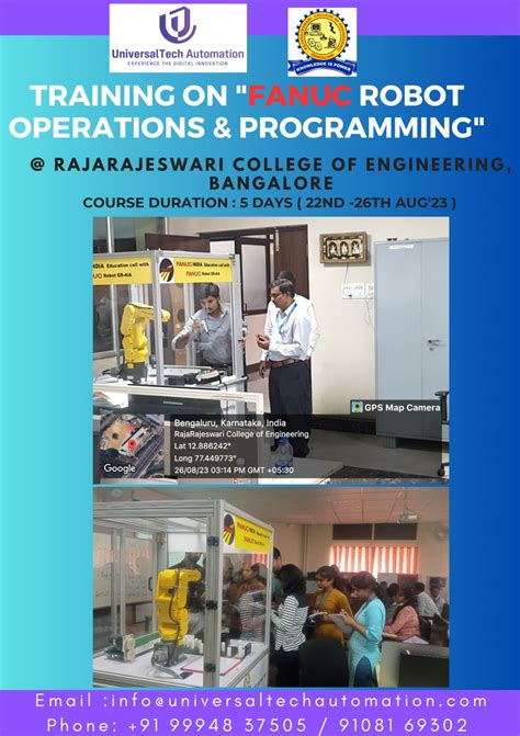 Universaltech Automation On Linkedin Training On Fanuc Robot Operations And Programming