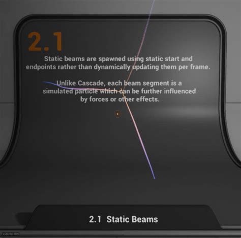 Niagara Tutorial Static Beams Ue Content Examples Reconstruction