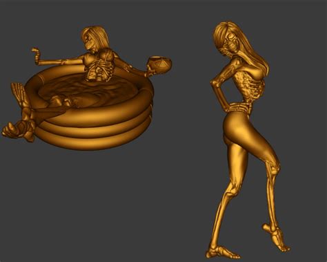 D Stl Model D Stl Naked Woman Drawing File Stl For Priting D Printer And Printing Digital