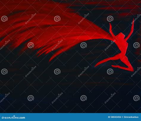 Angel Of The Dark Stock Illustration Illustration Of Angel 58043456