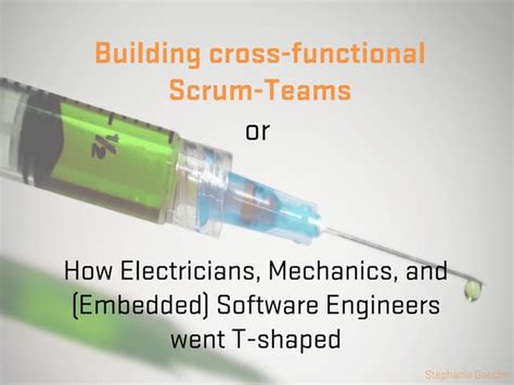 Building Cross Functional Scrum Teams In A Hardware Project Pdf