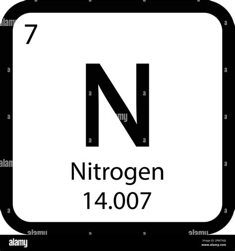 Nitrogen Atom Stock Vector Images Alamy