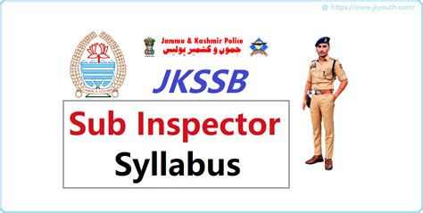 Jkssb Sub Inspector Syllabus 2022 Download Pdf Jkyouth