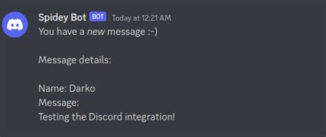 Form Setup Gravity Forms Discord Integration