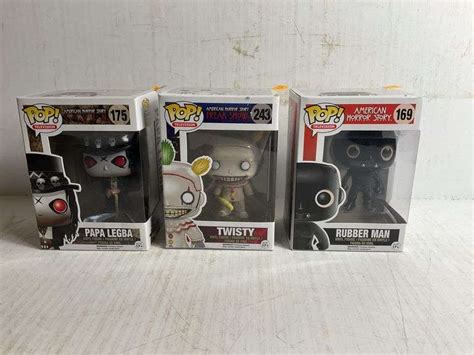 3 American Horror Story Funko Pops Kaufman Realty And Auctions