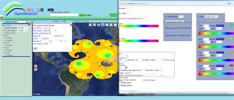 Openwebgis Is Free Online Gis Customizing Legend Of The Layer With Cluster Strategy Of Openwebgis