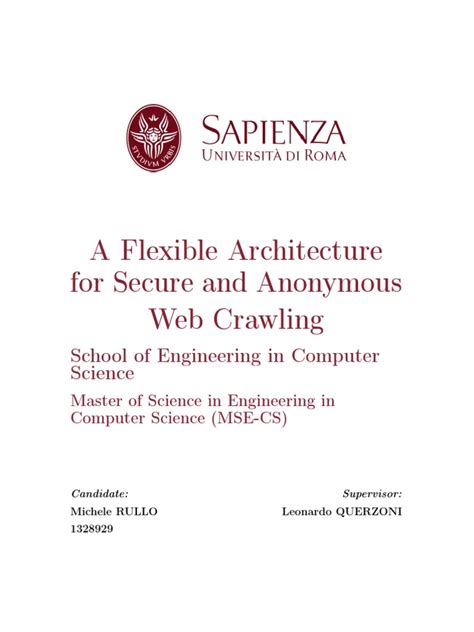 Msc Thesis Pdf Tor Anonymity Network Proxy Server