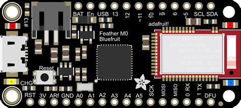 How To Use Adafruit Feather M0 Bluefruit Le Pinouts Specs And