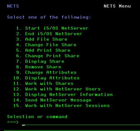 Manage Ibm I Netserver Without Navigator Go Nets