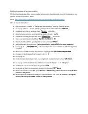 Done Test Your Knowledge Of Sex Determination Docx Test Your Knowledge Of Sex Determination