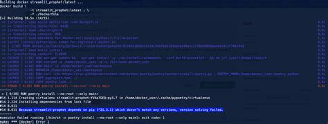 Can Not Build Docker Container · Issue 25 · Artefactorystreamlit