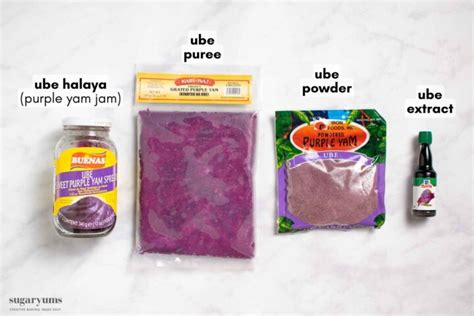 Natural Homemade Ube Ice Cream Purple Yam Sugaryums